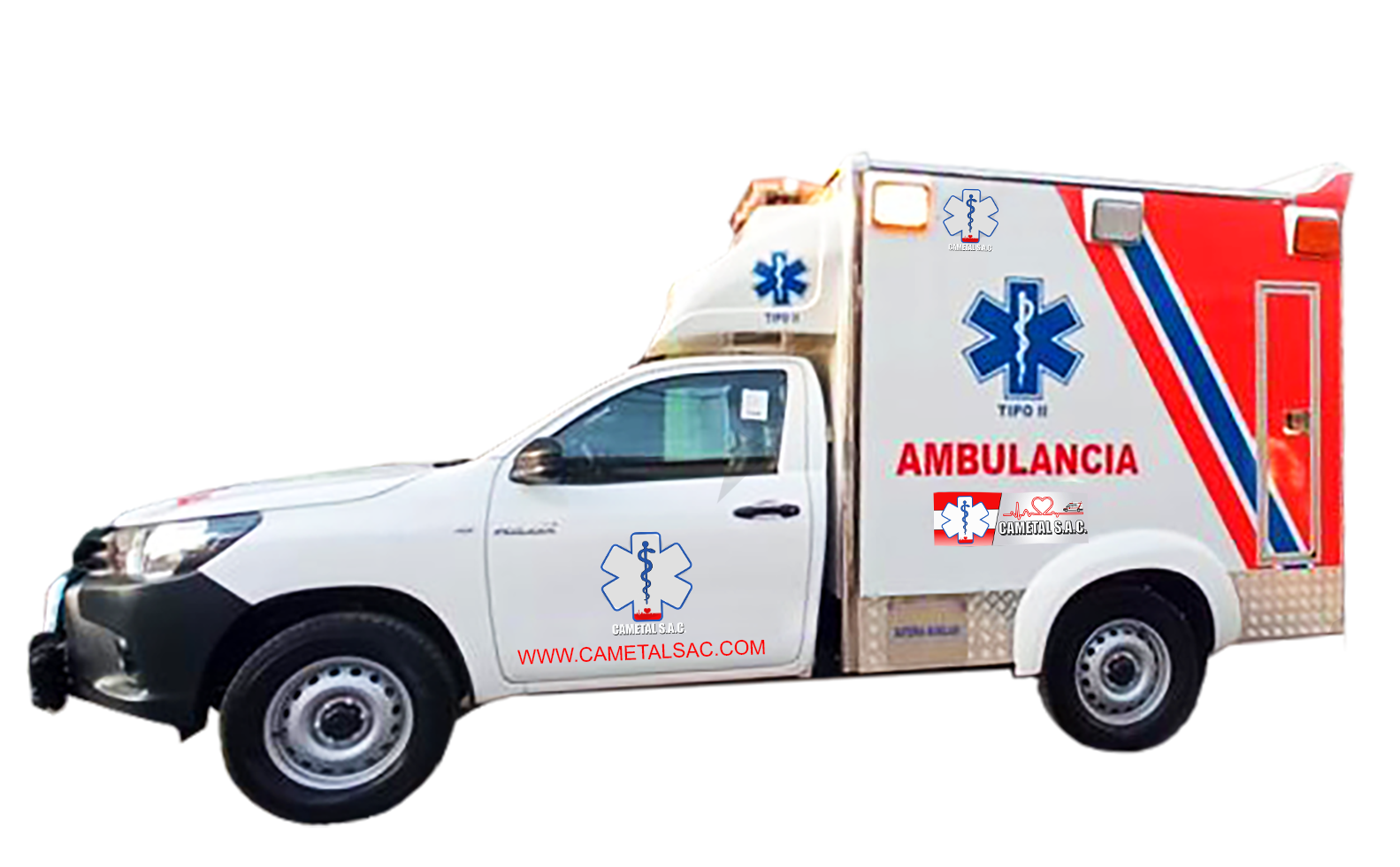 Ambulancias Rurales Tipo I | Confiables, Robustas y Equipadas | CAMETAL SAC